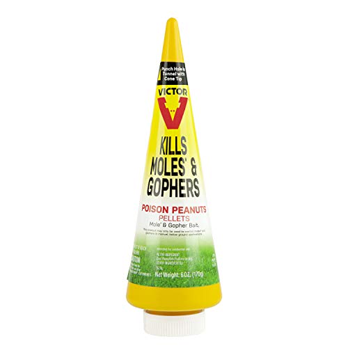 Victor M6006 Outdoor Mole & Gopher Poison Peanuts - Mole and Gopher Ba