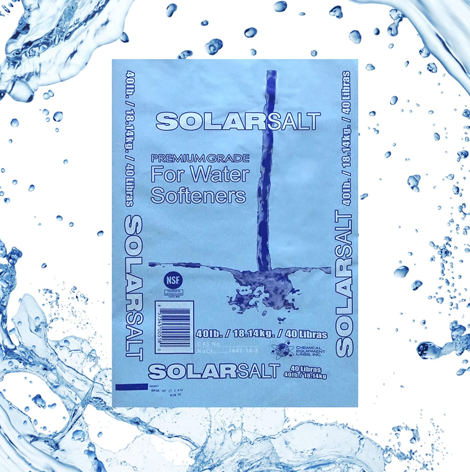 All Natural Solar Salt. Designed as a Premium Grade Salt for Water Sof